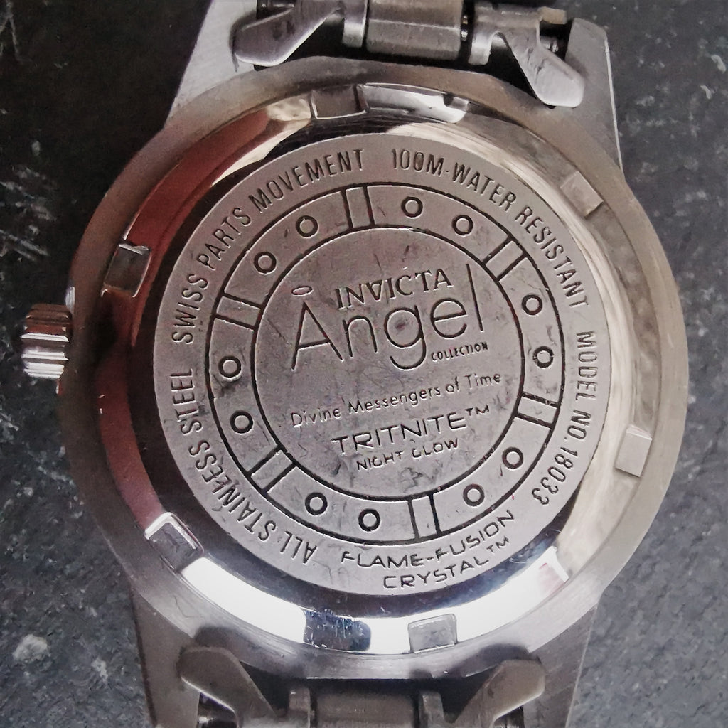 Women's Vintage All Stainless Steel INVICTA Quartz Watch - With ...